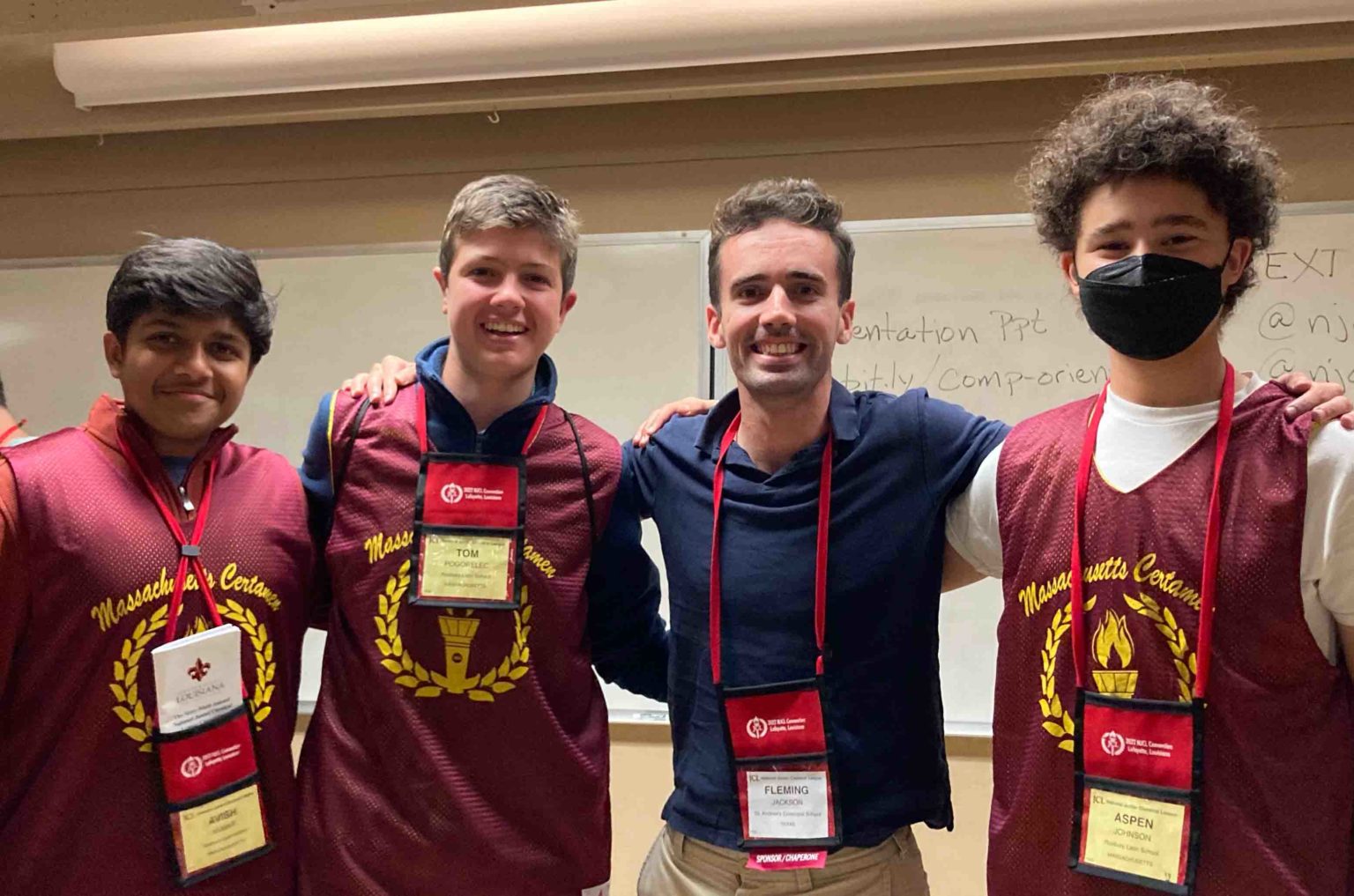 Novice Certamen Team Are National Champions! - The Roxbury Latin School