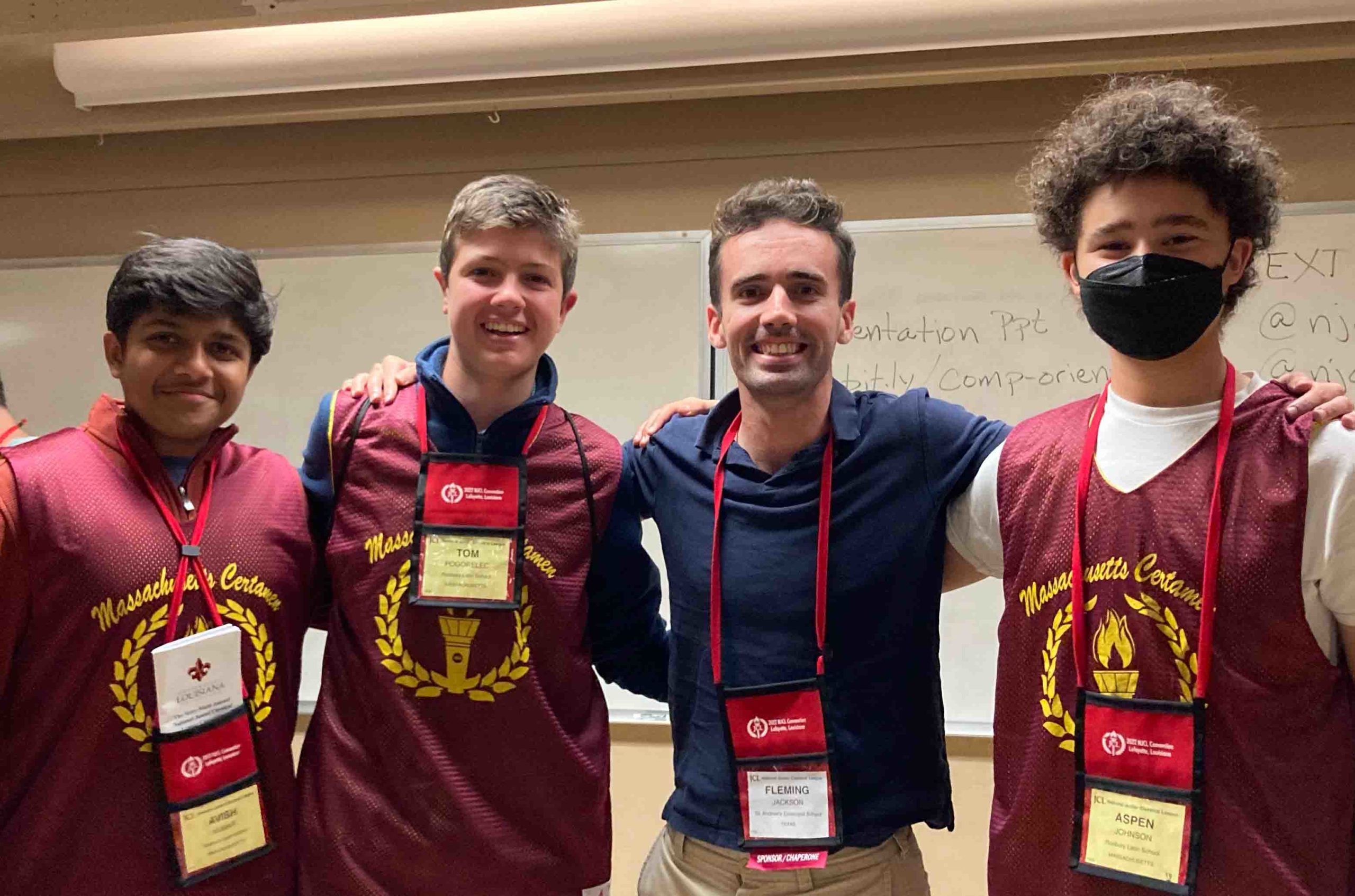 Novice Certamen Team Are National Champions! - The Roxbury Latin School