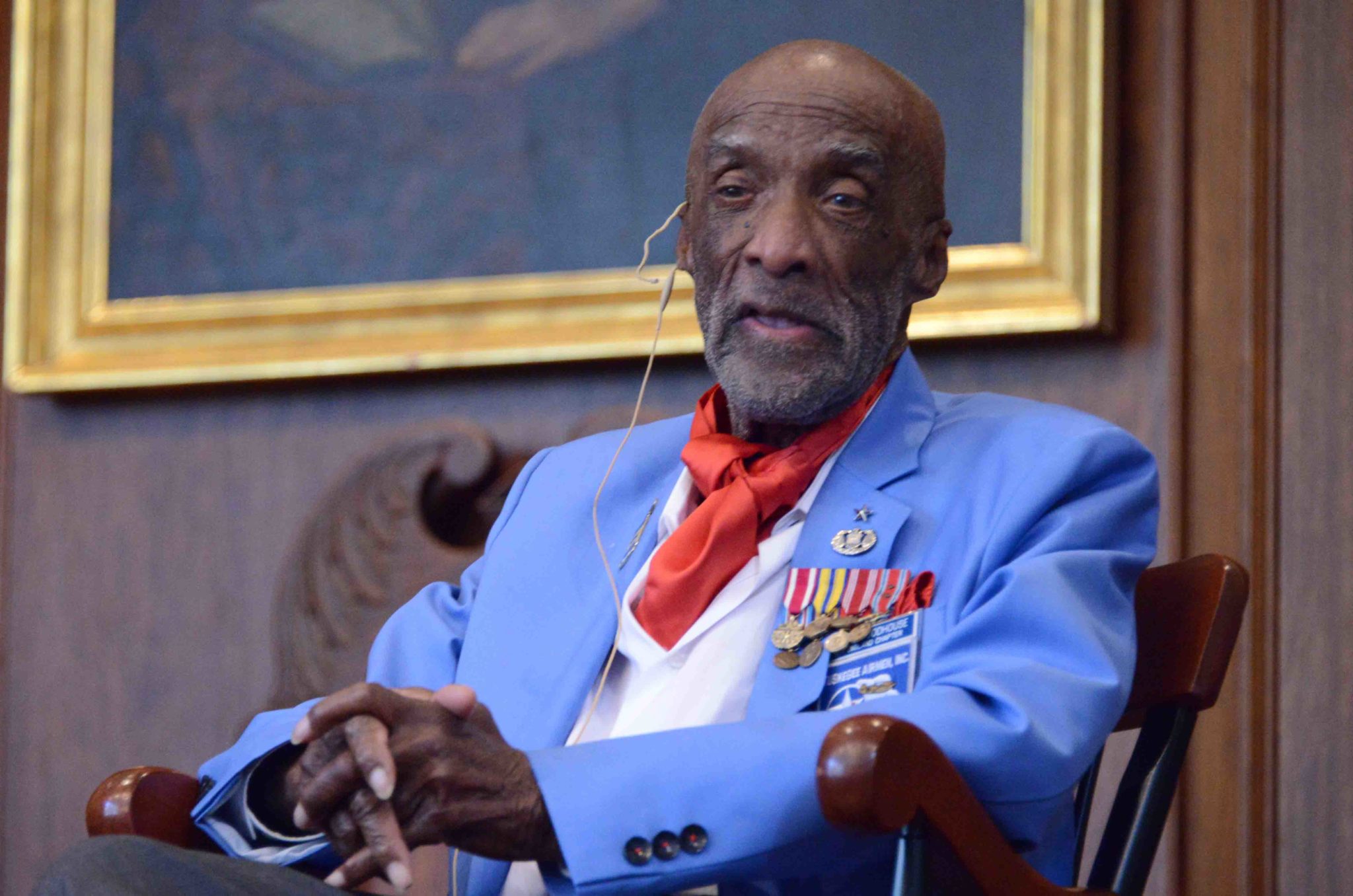 General Enoch Woodhouse, of the Tuskegee Airmen, Delivers Veterans Day ...